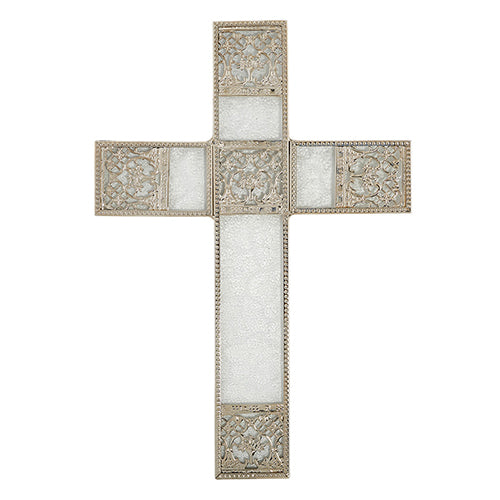Large Silver Wall Cross
